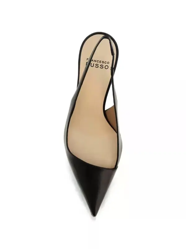 FRANCESCO RUSSO Pointed-toe Slingback Pumps