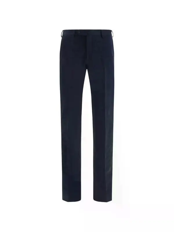 GERMANO 1952 Corduroy-texture Tailored Trousers - Blue