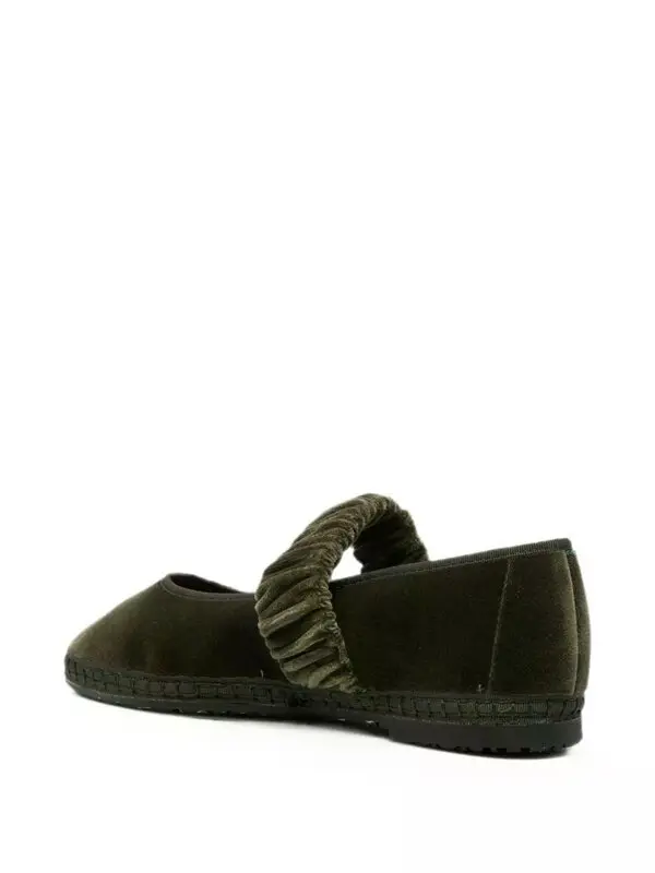 FLABELUS Mafalda Velvet Ballet Flats