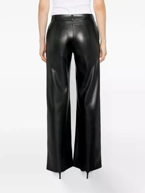 Patrizia Pepe Coated Straight-leg Trousers