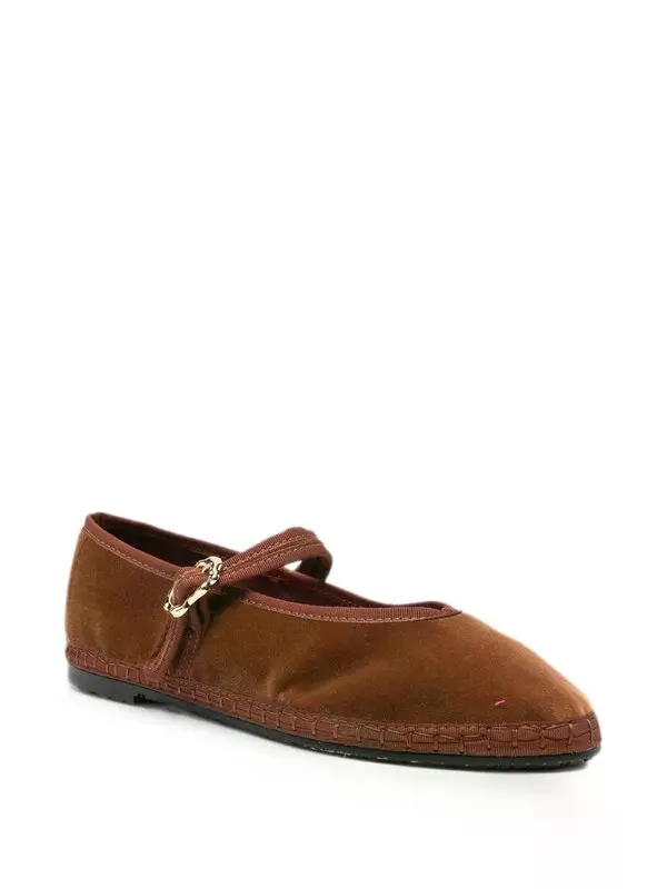 FLABELUS Pierre Velvet Ballet Flats