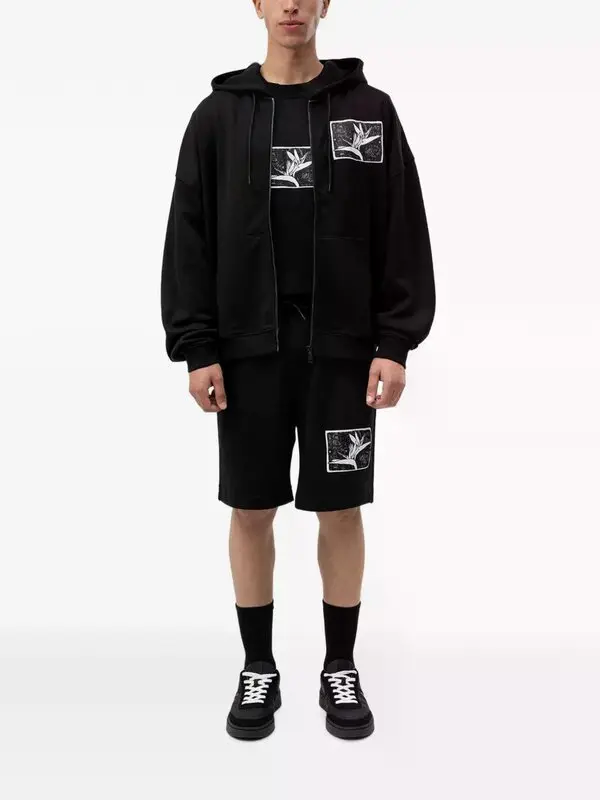 Hugo Graphic-print Zip-up Hoodie