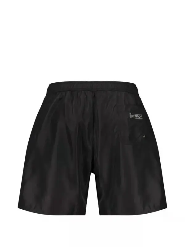 Iceberg Logo-print Drawstring Swim Shorts