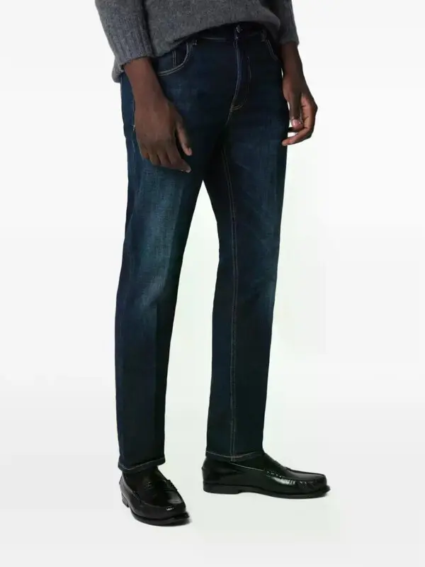 PT TORINO Faded-effect Slim-fit Jeans