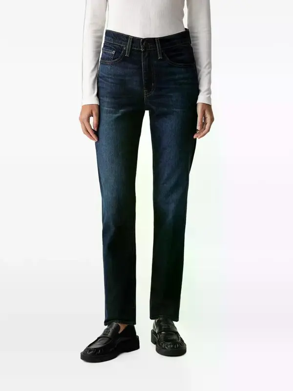 LEVI'S Logo-patch Straight-leg Jeans