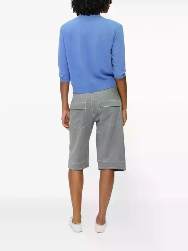 6397 Elbow Cashmere V-neck Sweater