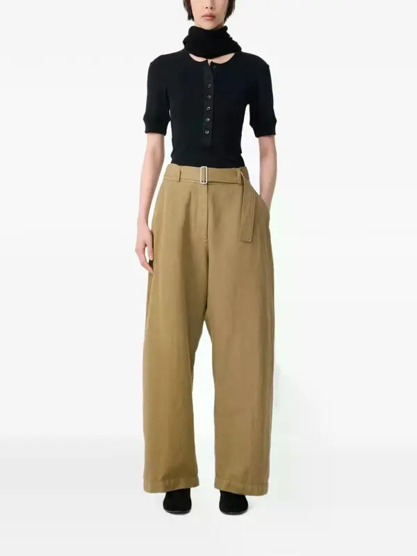 Studio Nicholson Chatto Belted Trousers - Brown