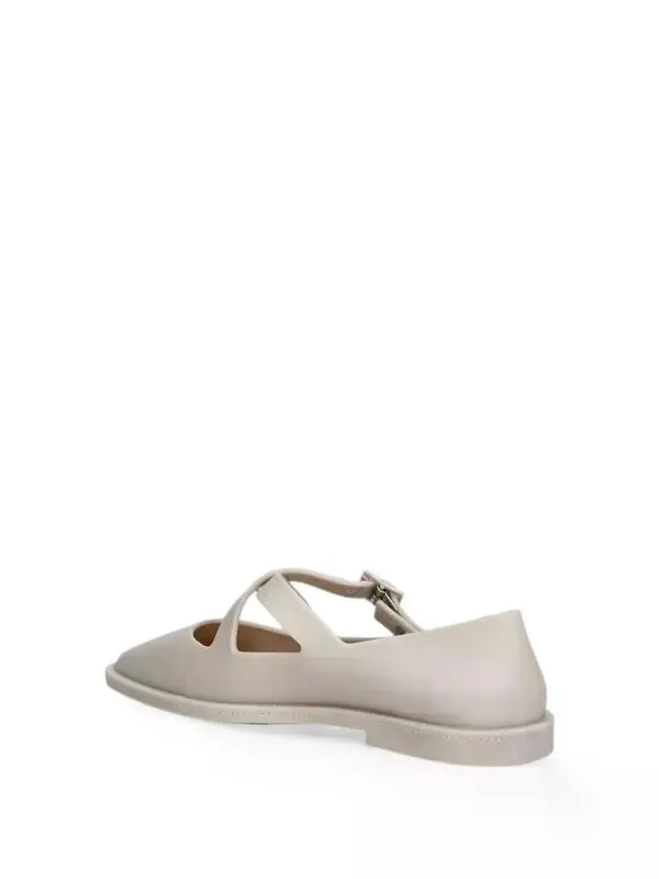 Melissa Buckle-fastening Crossover-strap Ballet Flats