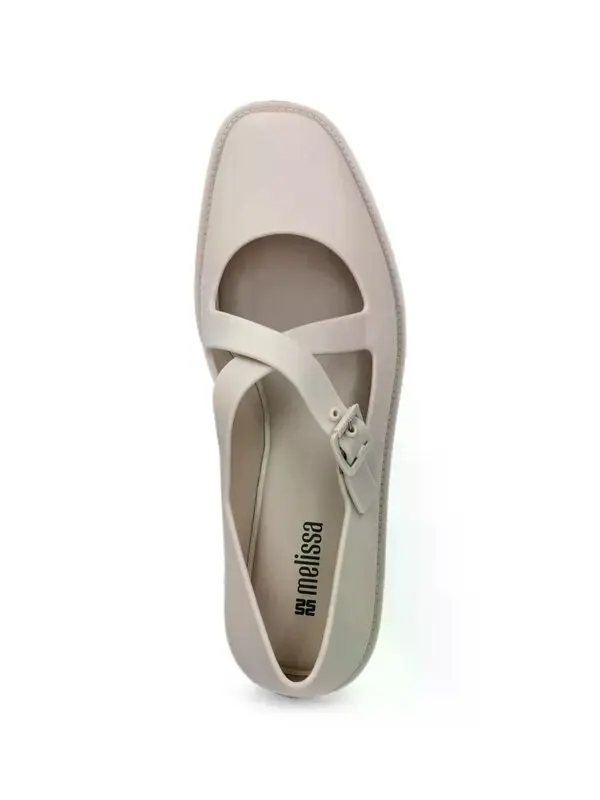 Melissa Buckle-fastening Crossover-strap Ballet Flats
