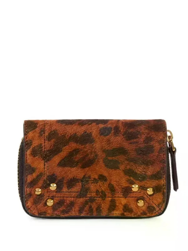 Jérôme Dreyfuss Henri Leopard-print Wallet