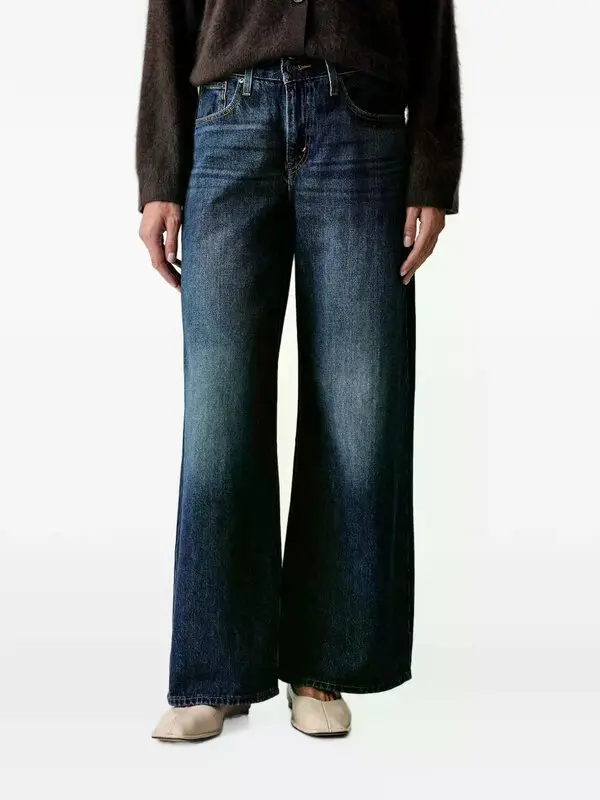 LEVI'S Faded Wide-leg Jeans - Blue