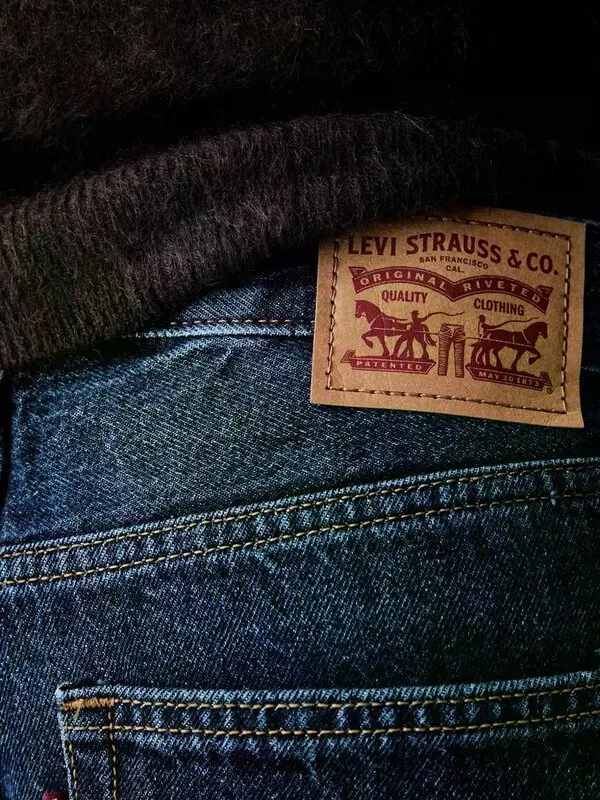 LEVI'S Faded Wide-leg Jeans
