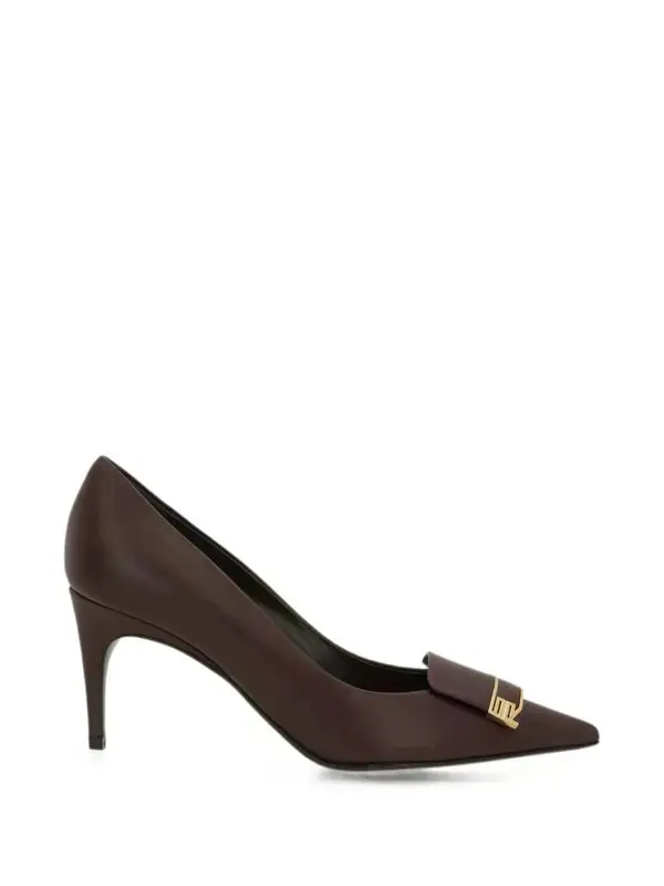 SERGIO ROSSI Sr Evolv Buckle-detail Pumps - Red