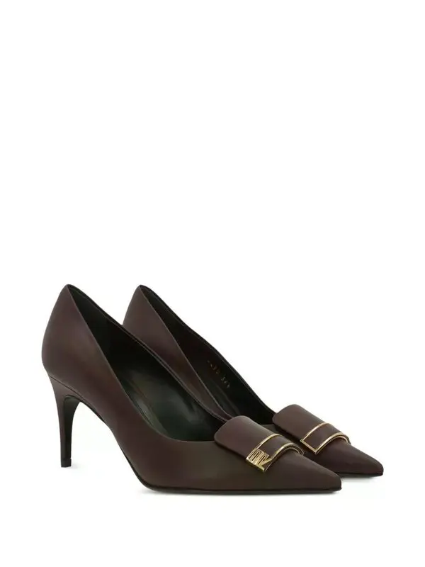 SERGIO ROSSI Sr Evolv Buckle-detail Pumps - Red