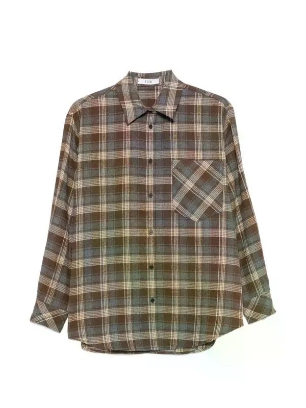 ELEH Checked Chest-pocket Shirt