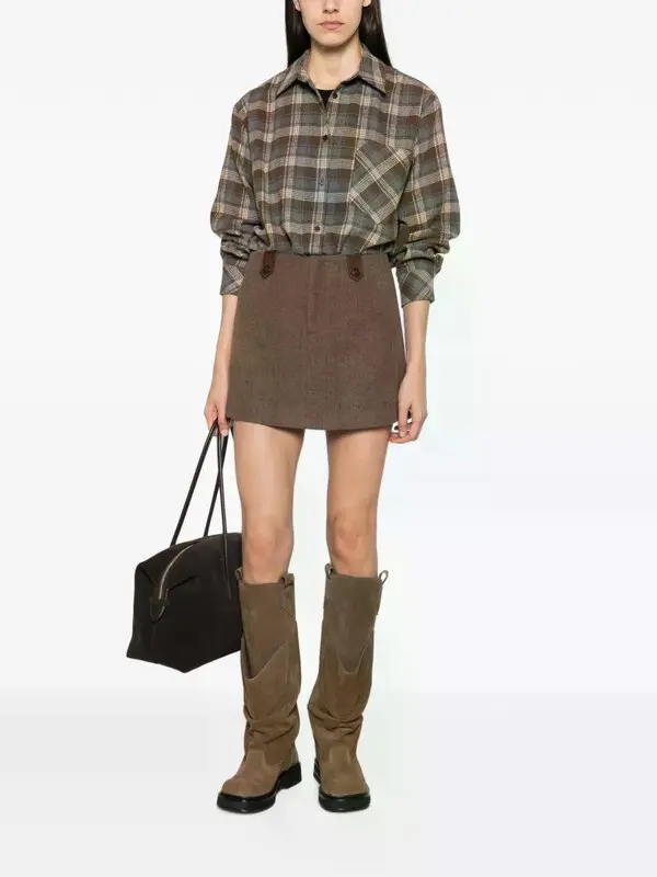 ELEH Checked Chest-pocket Shirt