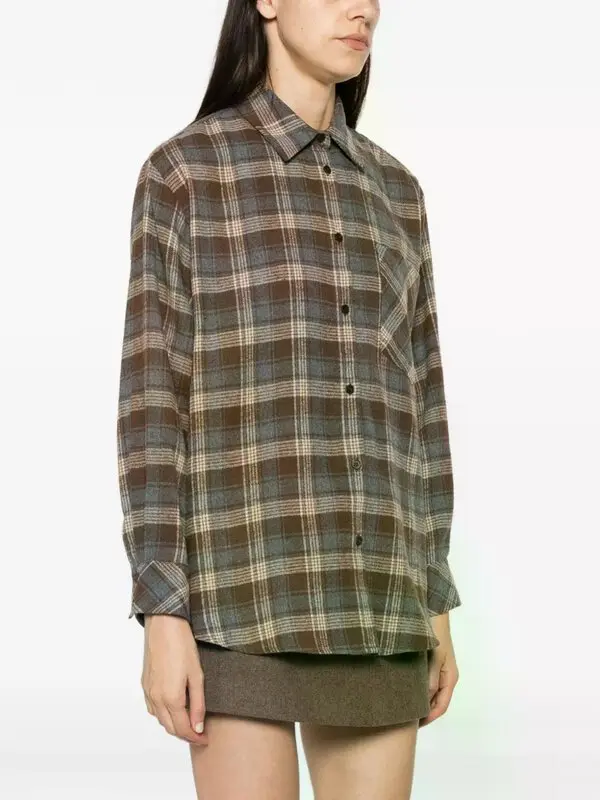 ELEH Checked Chest-pocket Shirt