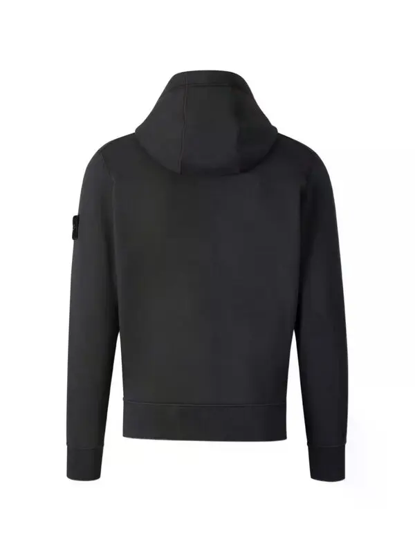 Stone Island Logo-patch Zip-up Hoodie