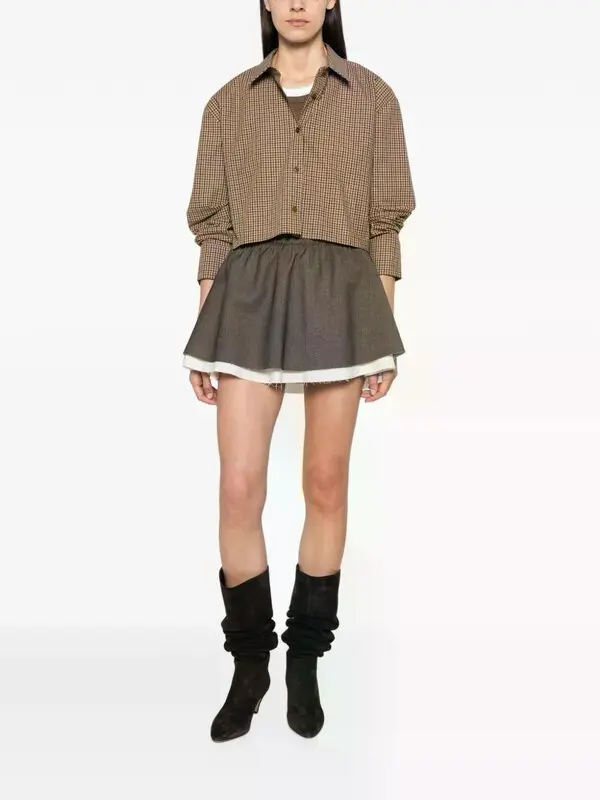 ELEH Layered Mini Skirt