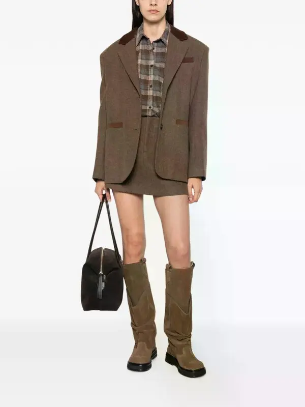 ELEH Corduroy Trim Blazer