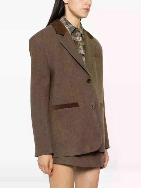 ELEH Corduroy Trim Blazer