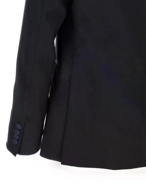 Pal Zileri Satin-trim Peak-lapel Suit