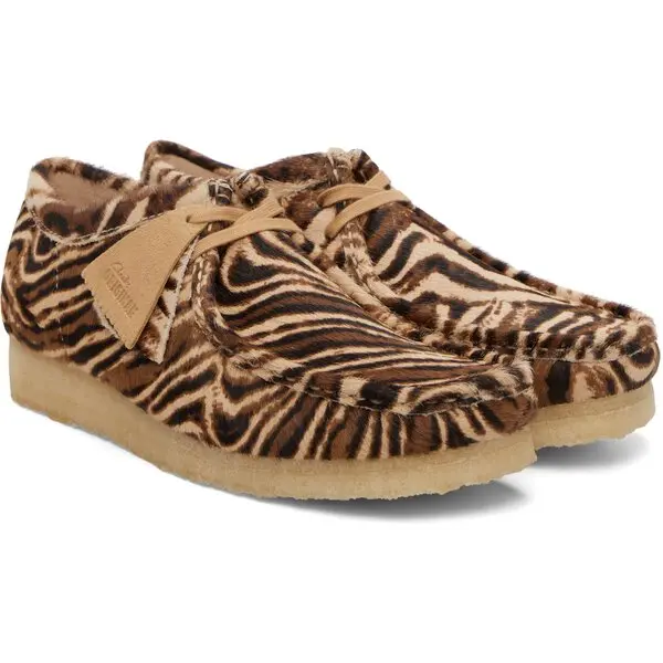 Clarks Wallabee Tiger-print Desert Boots