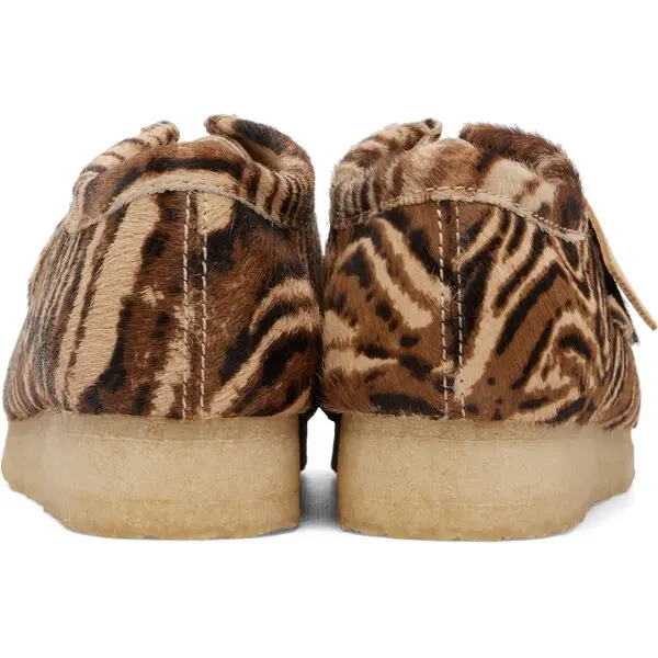 Clarks Wallabee Tiger-print Desert Boots