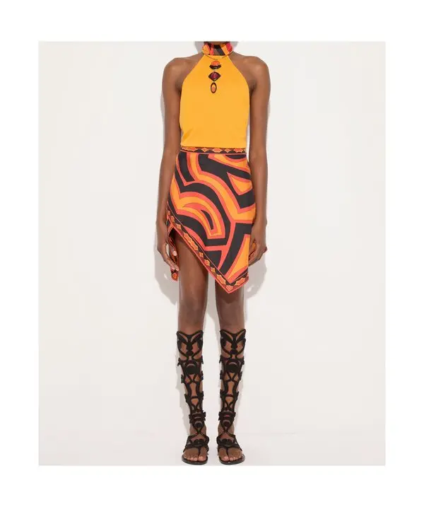 Emilio Pucci Silk-detail Top