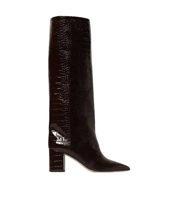 Paris Texas Pointed-toe Boots - Black