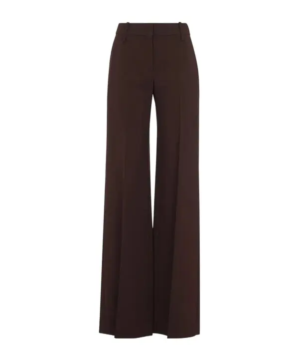 Ermanno Scervino Wide-leg Tailored Pants - Brown