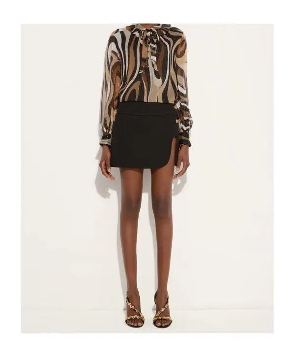 Emilio Pucci Buckled Belt Skirt