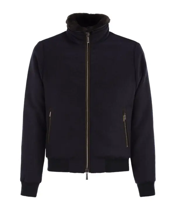 MOORER Bellati Cashmere Bomber Jacket