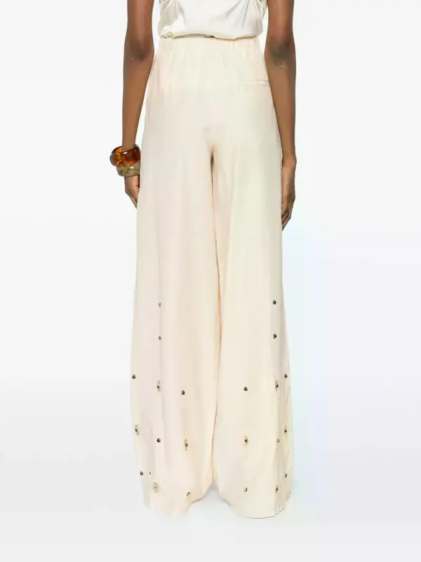 FORTE_FORTE Crystal-embellished Palazzo Pants