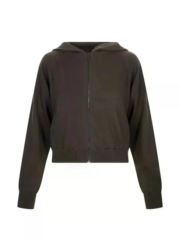 Max Mara Zip-up Knitted Hoodie