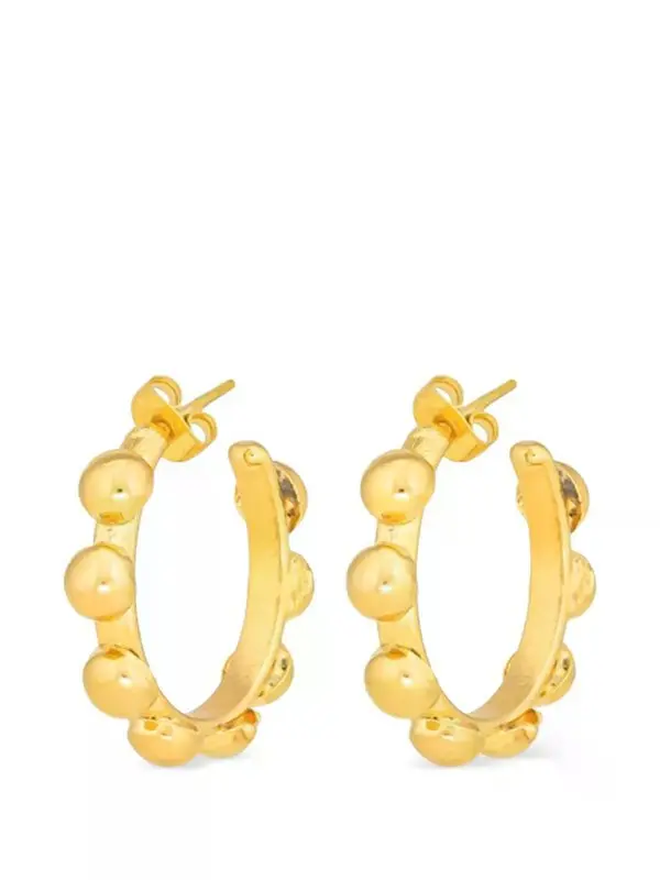 Sylvia Toledano Tone Hoop Earrings