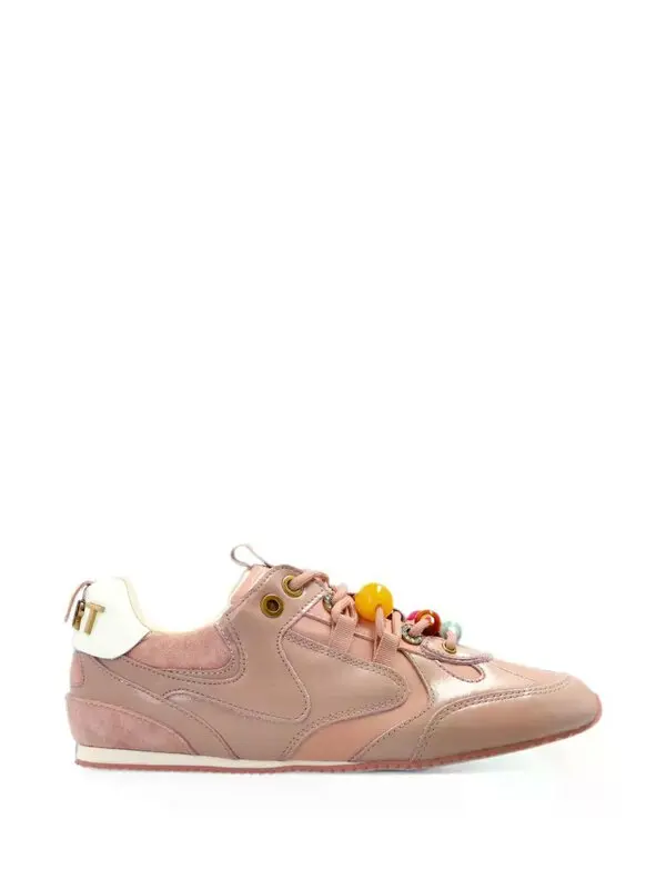 Kurt Geiger Kurt Bead Slim Runner Sneakers - Pink