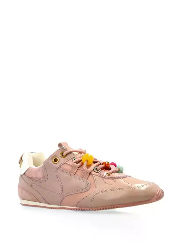 Kurt Geiger Paneled Bead Embellished Sneakers