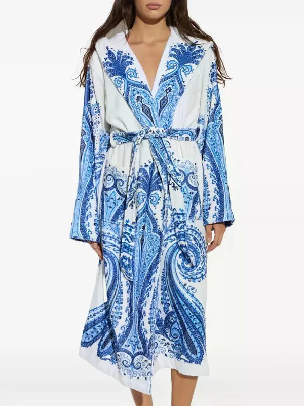 Etro Paisley-print Hooded Bathrobe