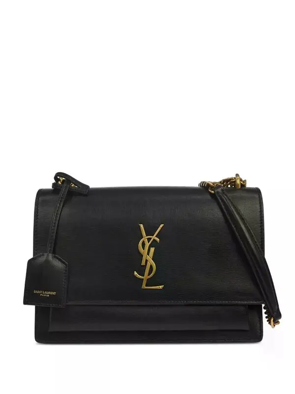 Saint Laurent Sunset Shoulder Bag - Black