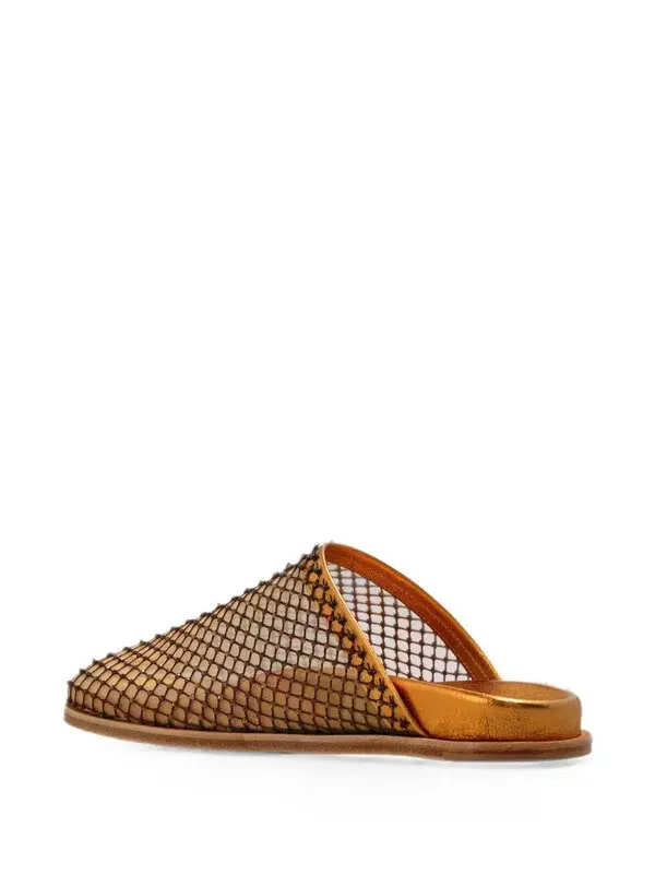 FORTE_FORTE Crystal-embellished Flat Mules
