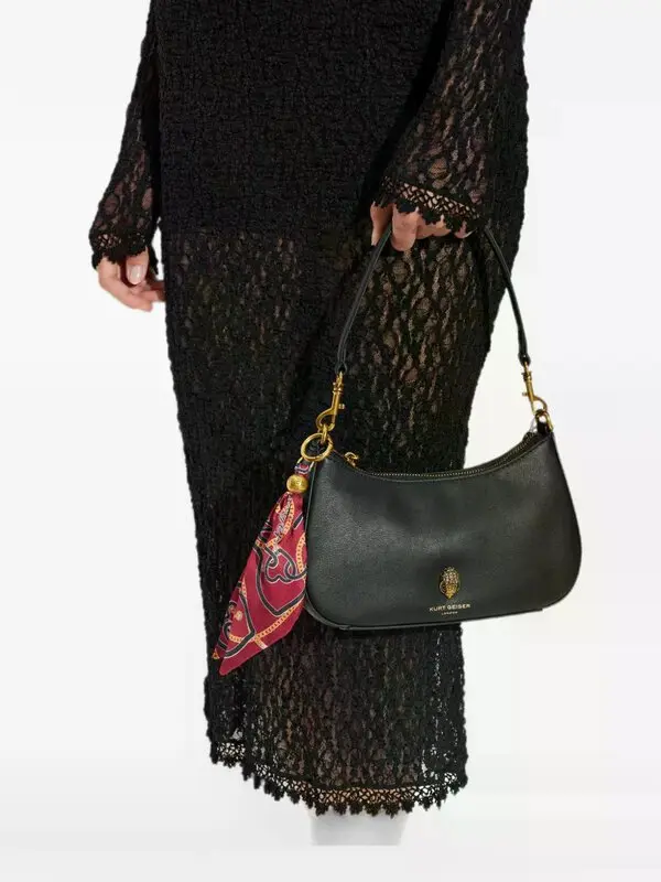 Kurt Geiger Sloane Leather Shoulder Bag - Black