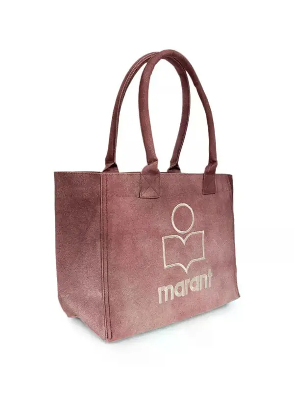Isabel Marant Étoile Small Yenky Logo-embroidered Tote Bag - Pink
