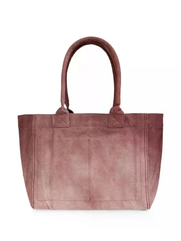 Isabel Marant Étoile Small Tote Bag With Embroidered Logo - Pink