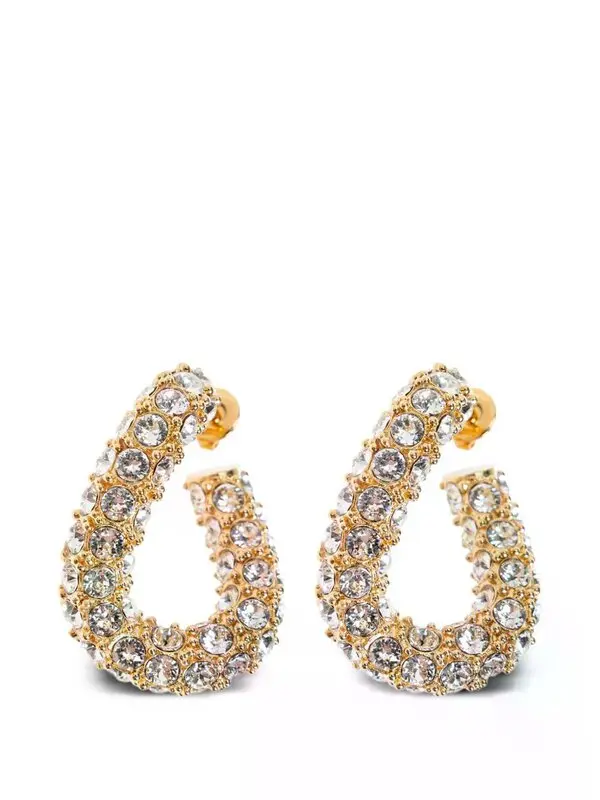 Isabel Marant Étoile Crystal-embellished Hoop Earrings