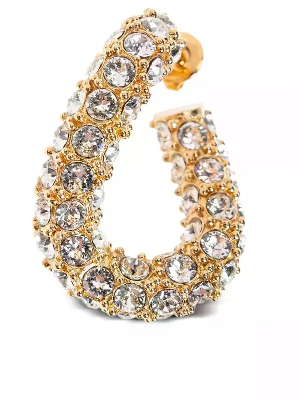 Isabel Marant Étoile Crystal-embellished Hoop Earrings