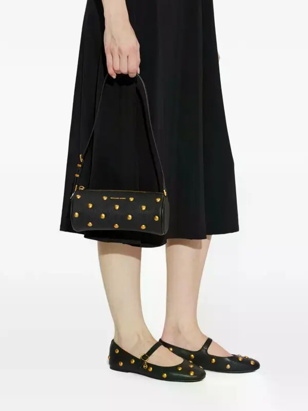Michael Kors Small Izzy Stud-embellished Shoulder Bag