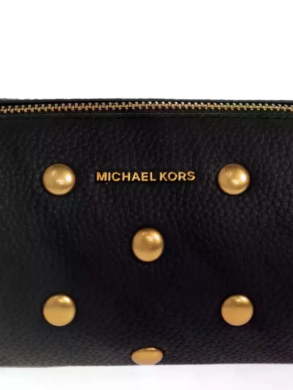 Michael Kors Small Izzy Studded Shoulder Bag - Black