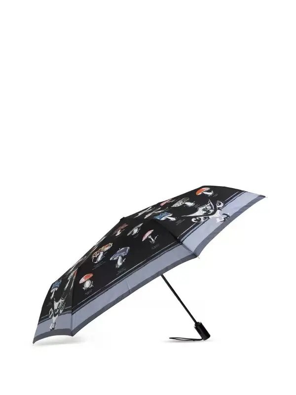 Moschino Mushroom-print Folding Umbrella