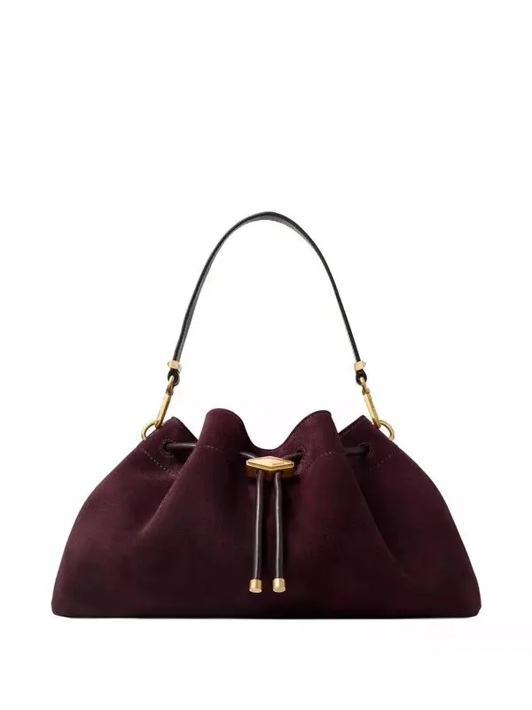 JIMMY CHOO Medium Cinch Suede Shoulder Bag